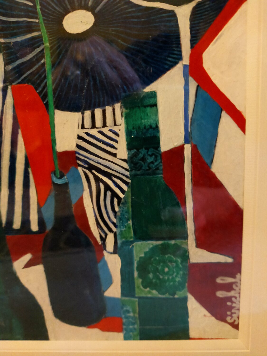 Art Déco by Catherine Sénéchal (2016) : Painting Oil, Collage on ...