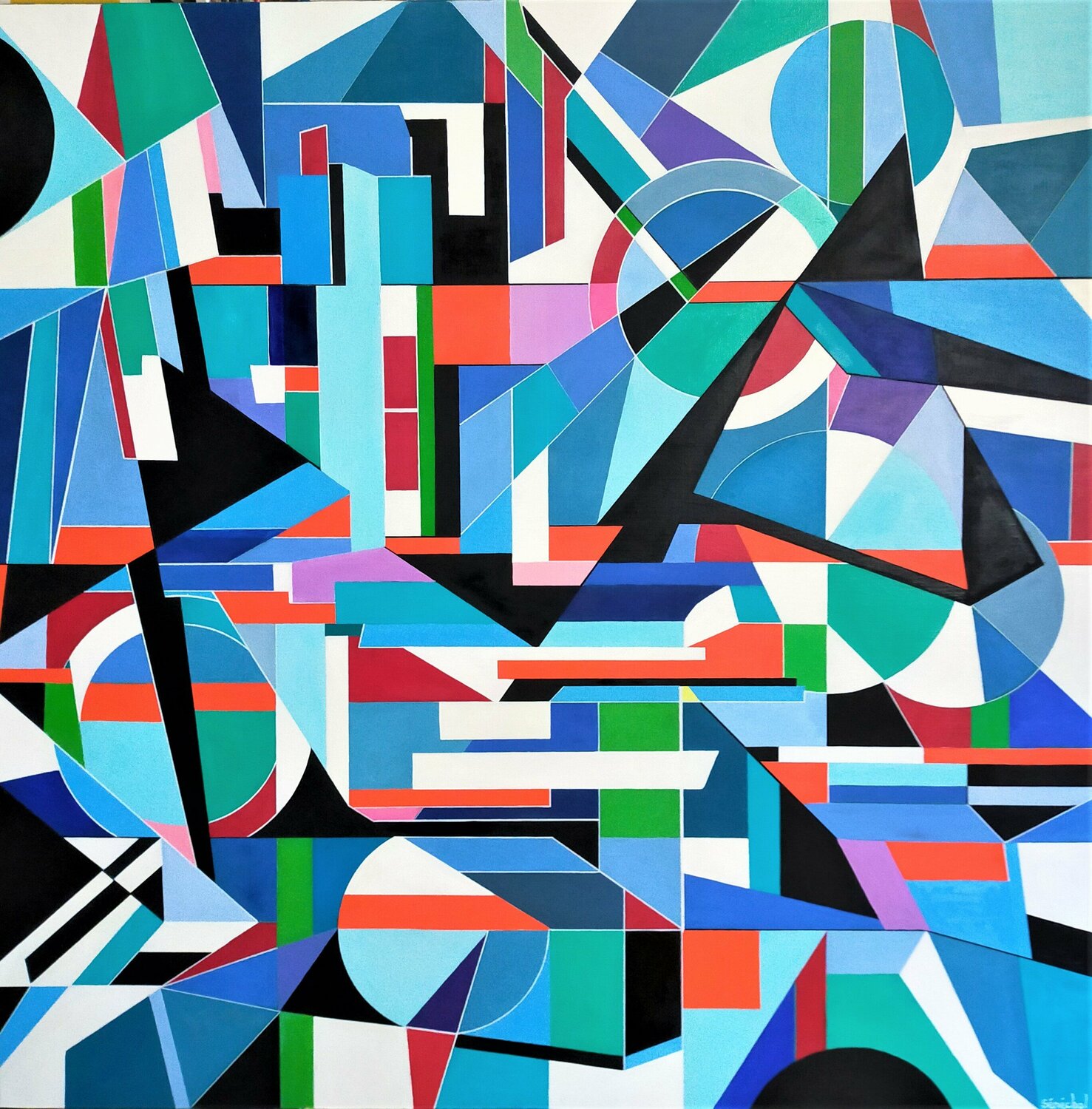 Metropolis by Catherine Sénéchal (2021) : Painting Oil on Canvas ...