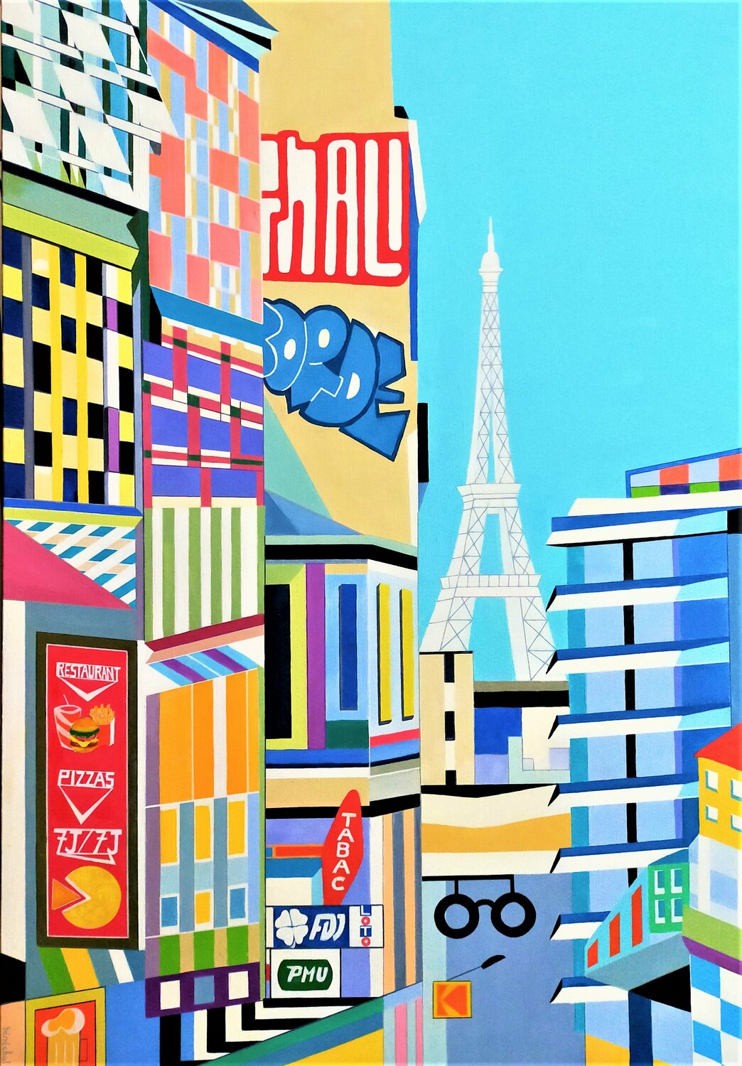 Belleville by Catherine Sénéchal (2023) : Painting Oil on Canvas ...