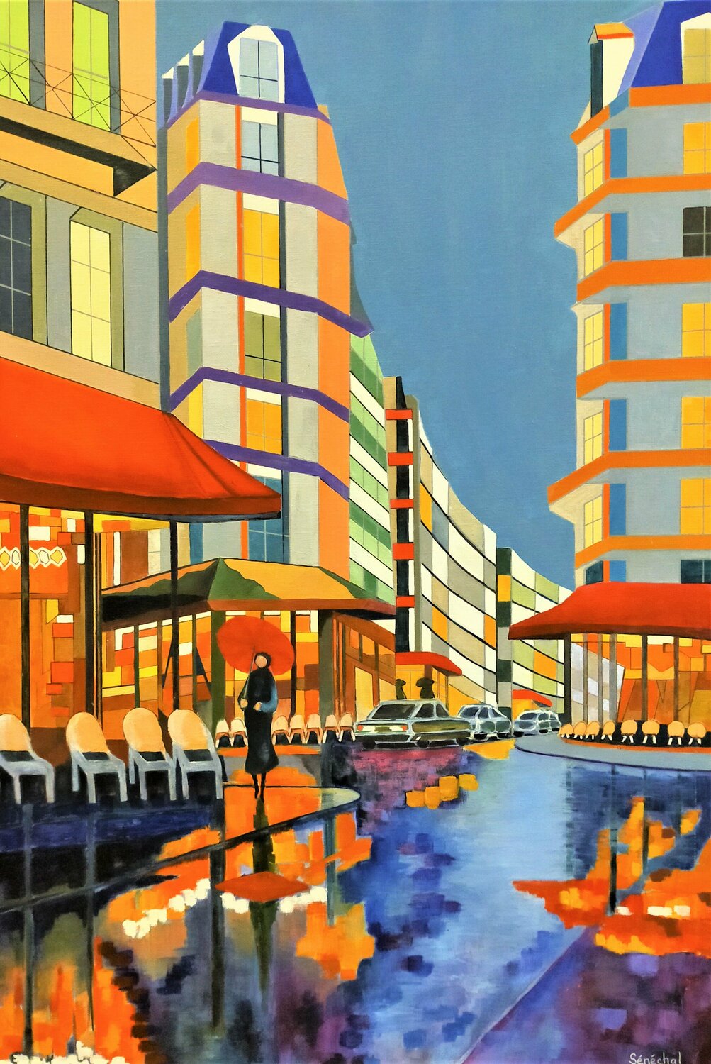 Parisienne by Catherine Sénéchal (2018) : Painting Oil on Canvas ...