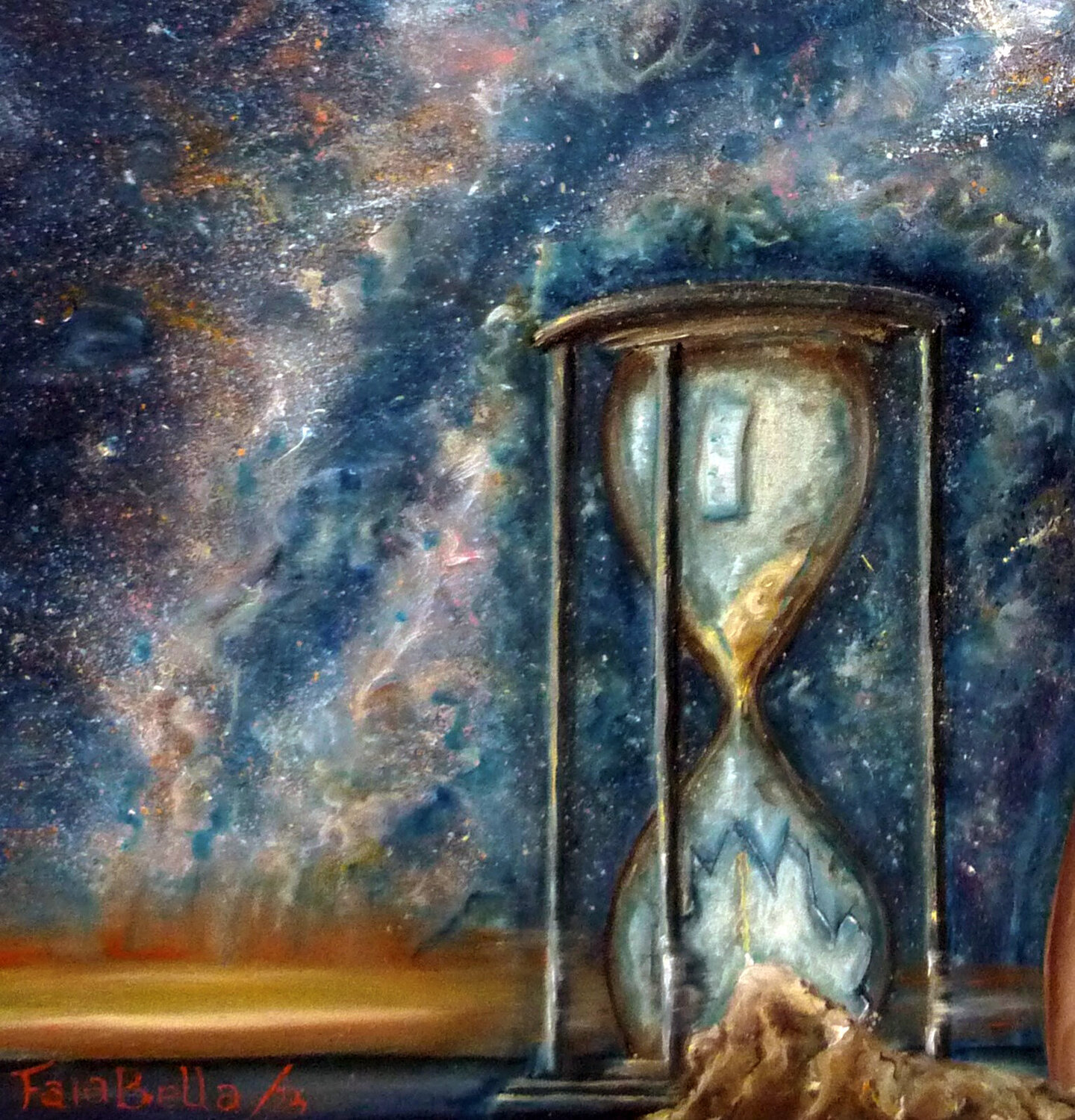 Cuenta Regresiva by Daniel Falabella (2023) : Painting Oil on Fabric ...