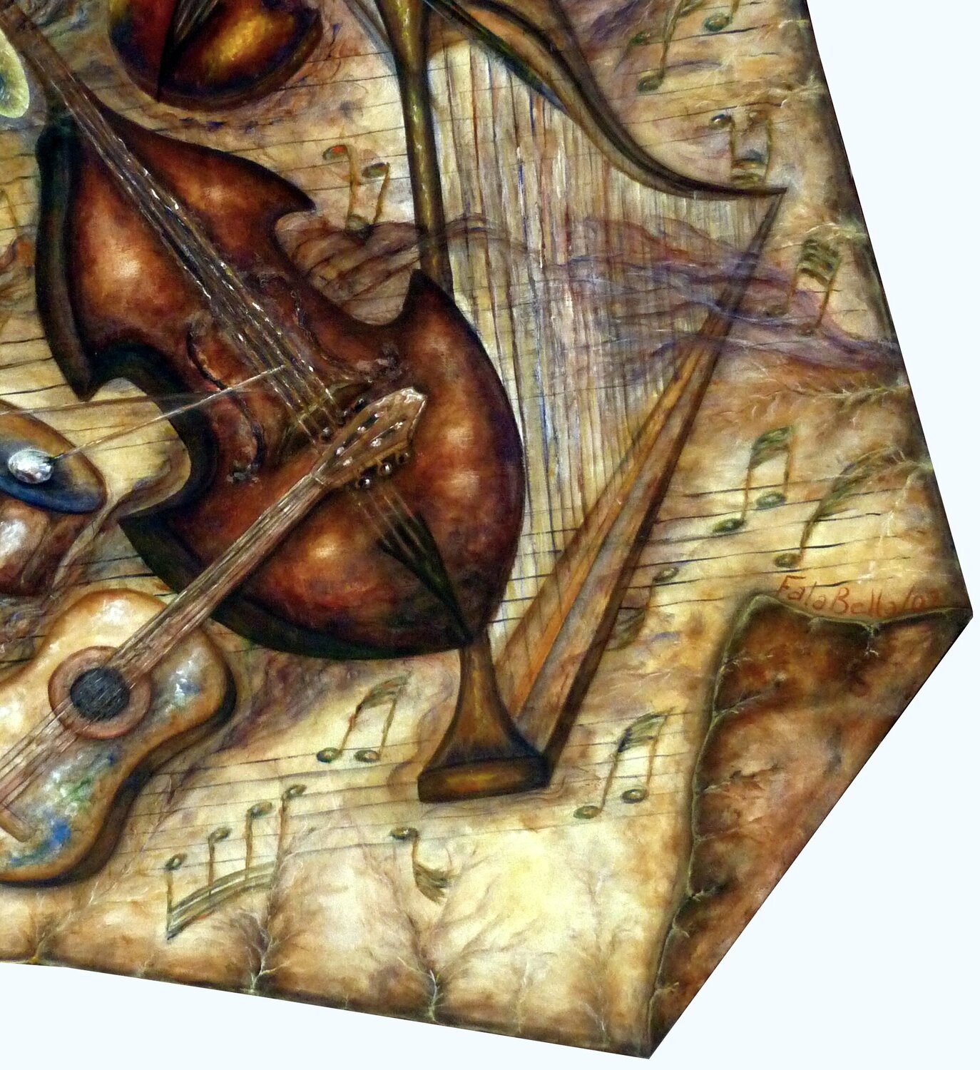 Partitura by Daniel Falabella (2010) : Painting Oil on Linen - Singulart