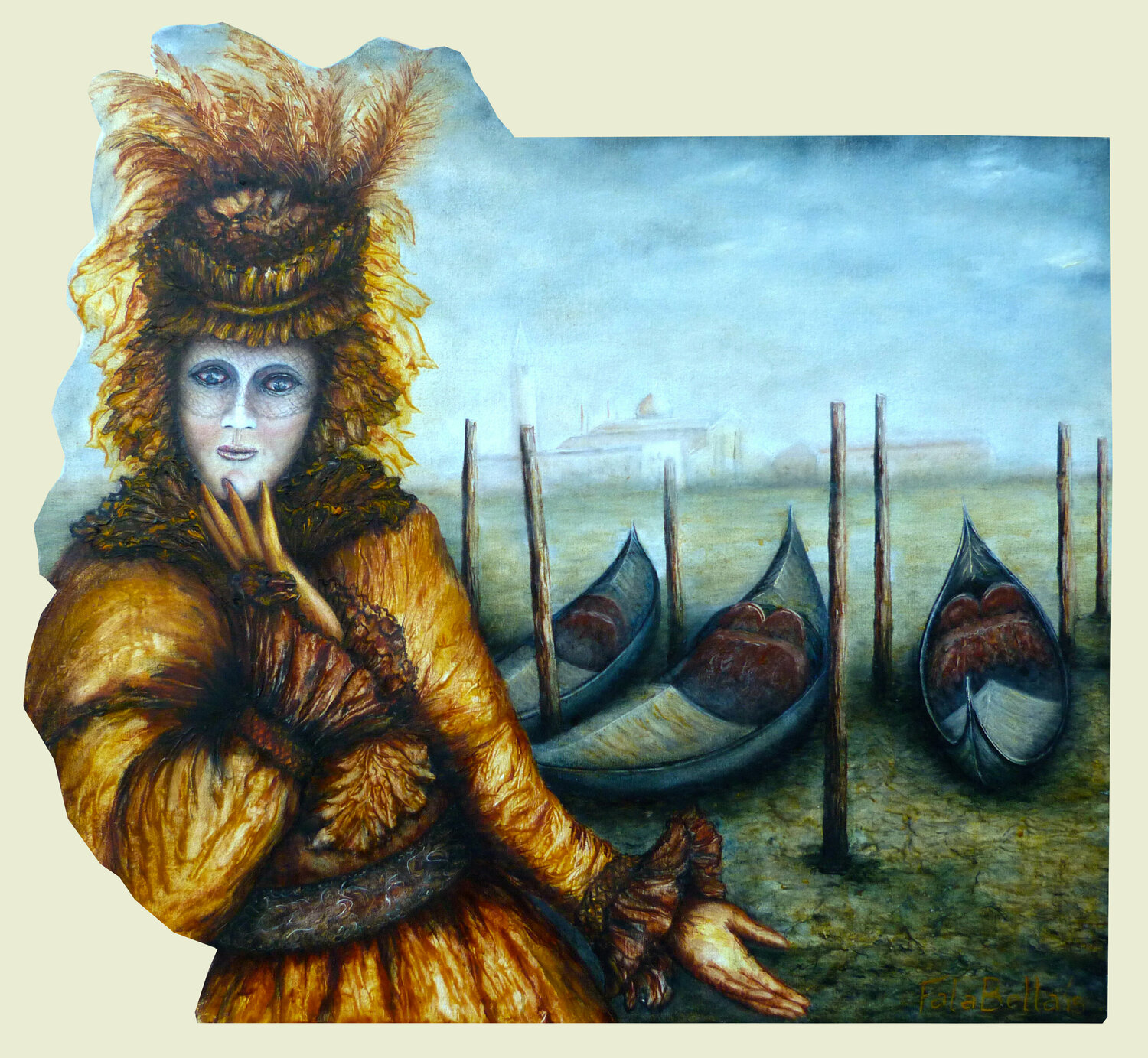 Contemplando tu Magia de Daniel Falabella (2015): Pintura Óleo en Tela ...