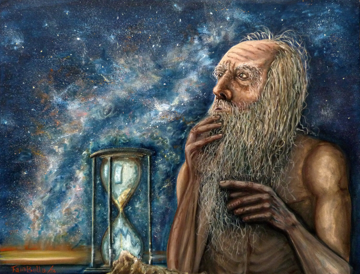 Cuenta Regresiva by Daniel Falabella (2023) : Painting Oil on Fabric ...