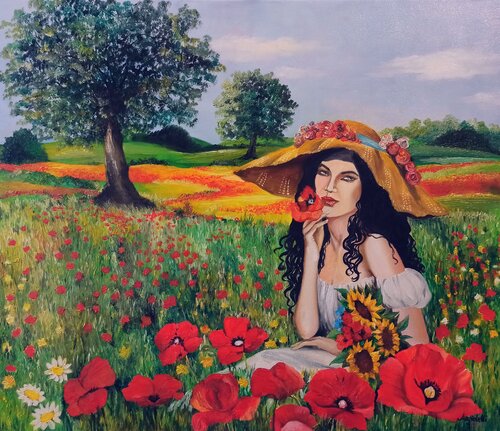 Lovely day by Anna Rita Angiolelli (2024) : Painting Oil on Canvas ...