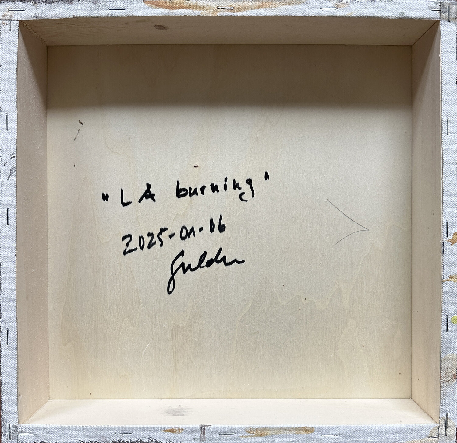 Wolken über LA by Per Gulden (2025) : Painting Acrylic on Canvas ...