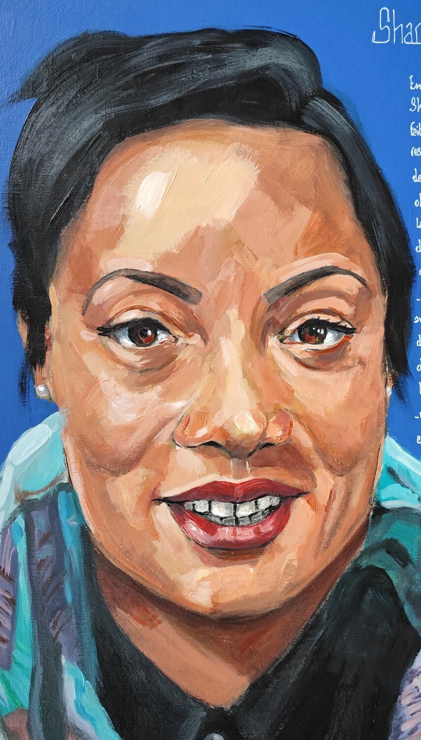 Shackelia Jackson by Jacques Unbekandt (2023) : Painting Acrylic on ...