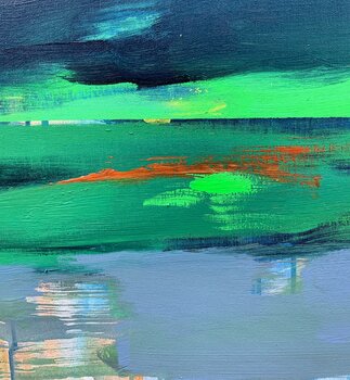 "Before the rain" - Expressionism - Minimalism - Seascape - Landscape ...