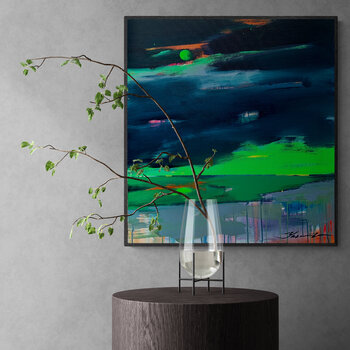 "Before the rain" - Expressionism - Minimalism - Seascape - Landscape ...