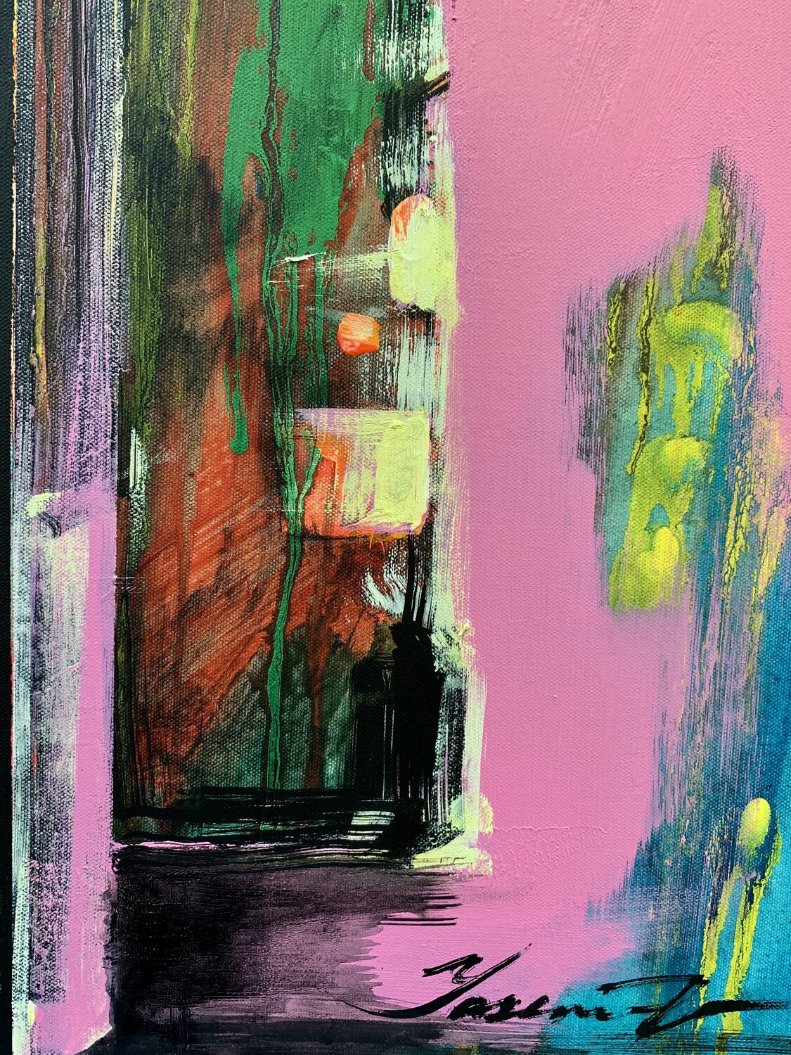 Big bright painting - "School bus" - Bus - Urban - Road - Street art ...