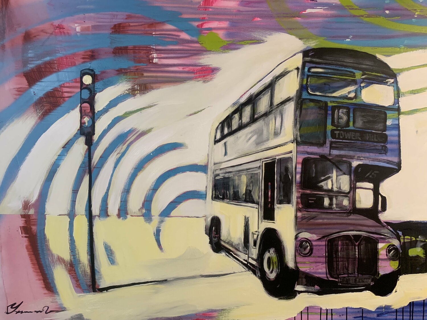 Red bus Yaroslav Yasenev