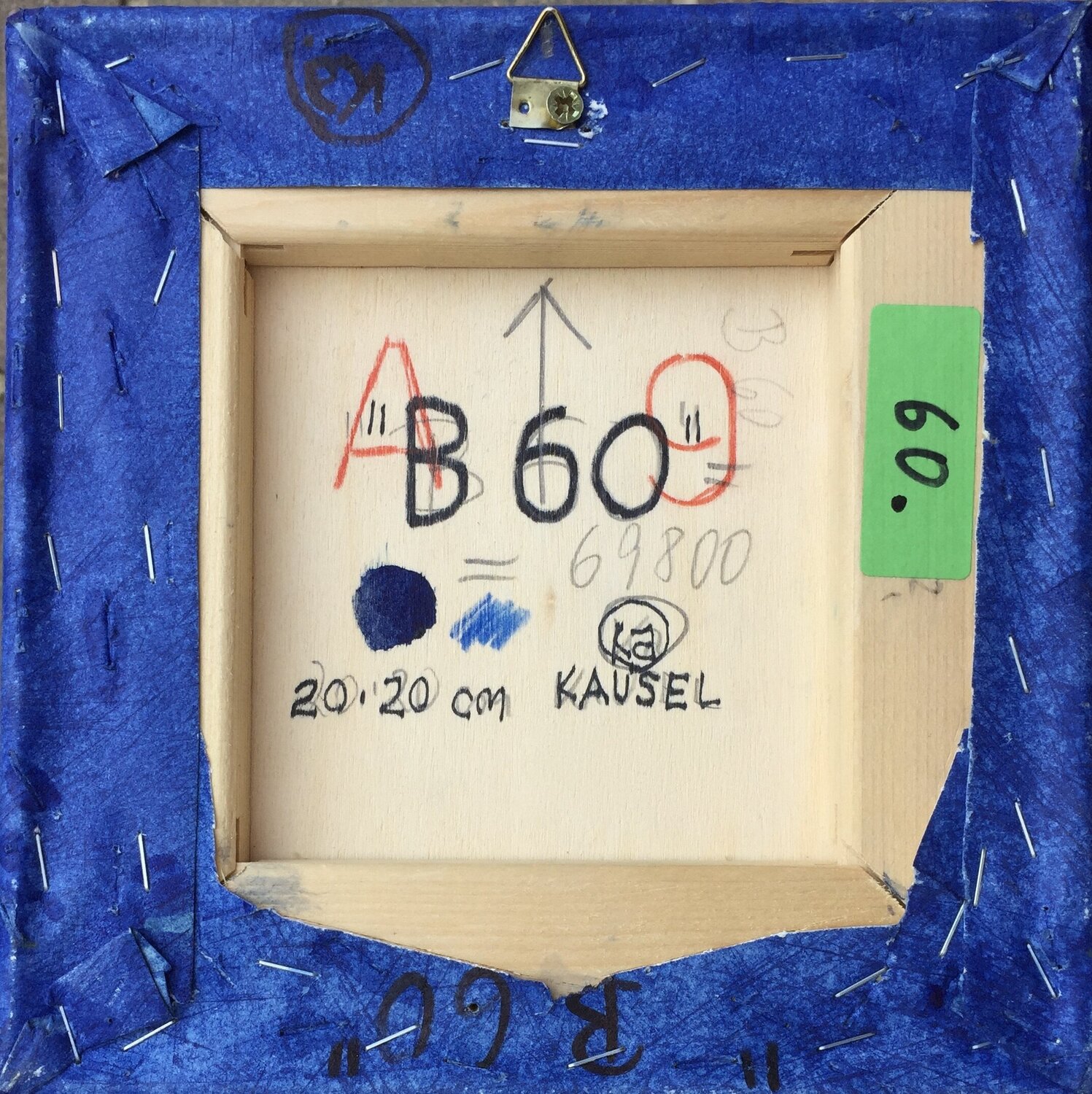 abstract painting blue von Thomas Peter Kausel (N.D): Malerei Acryl, Öl ...