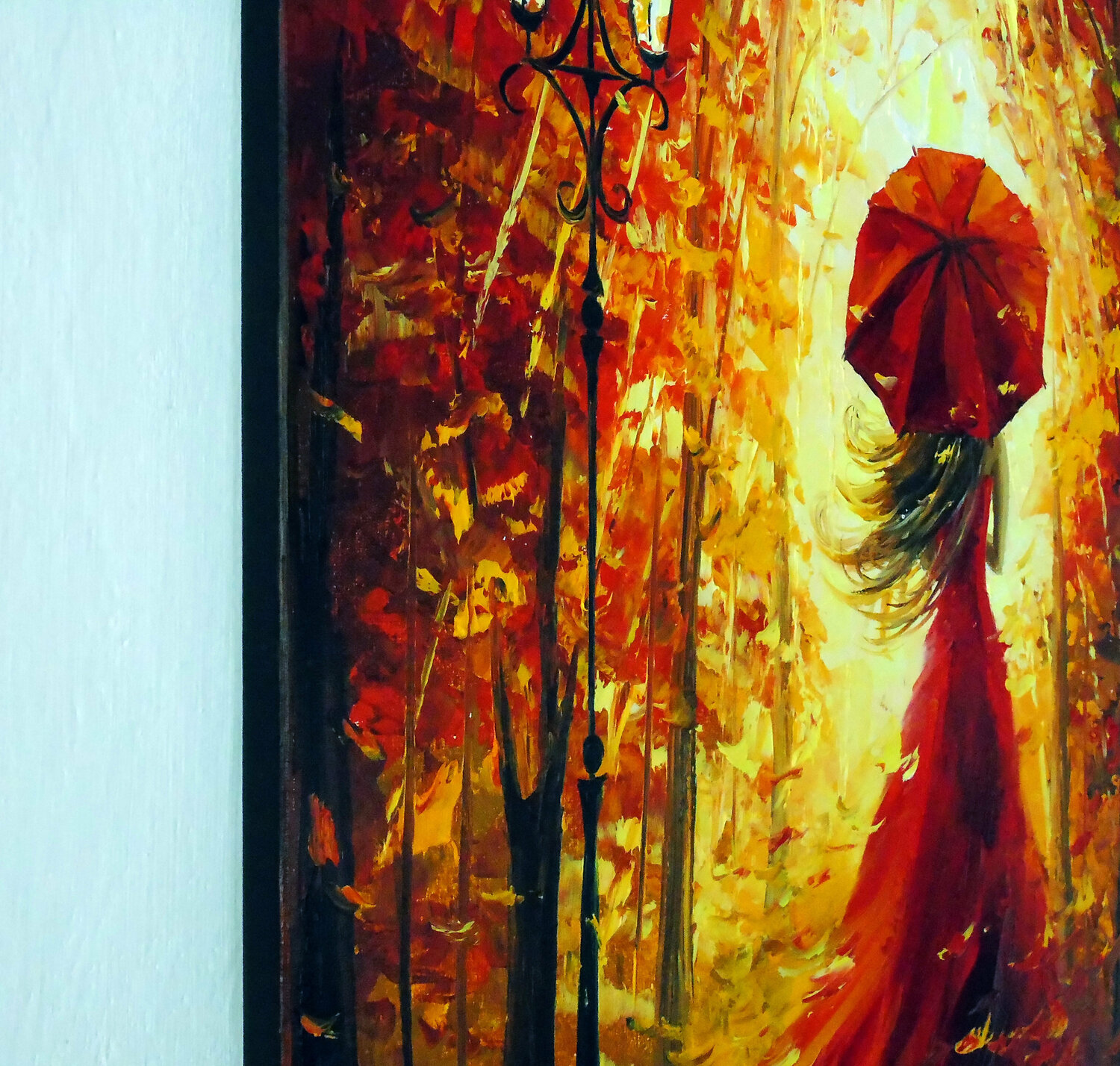 Lady Autumn by Olha Darchuk (2021) : Painting Oil on Canvas - Singulart