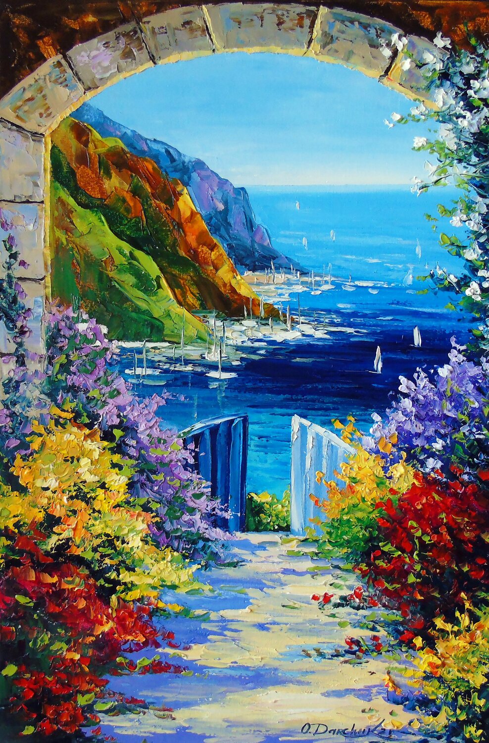 Sunny morning by Olha Darchuk (2021) : Painting Oil on Canvas - Singulart