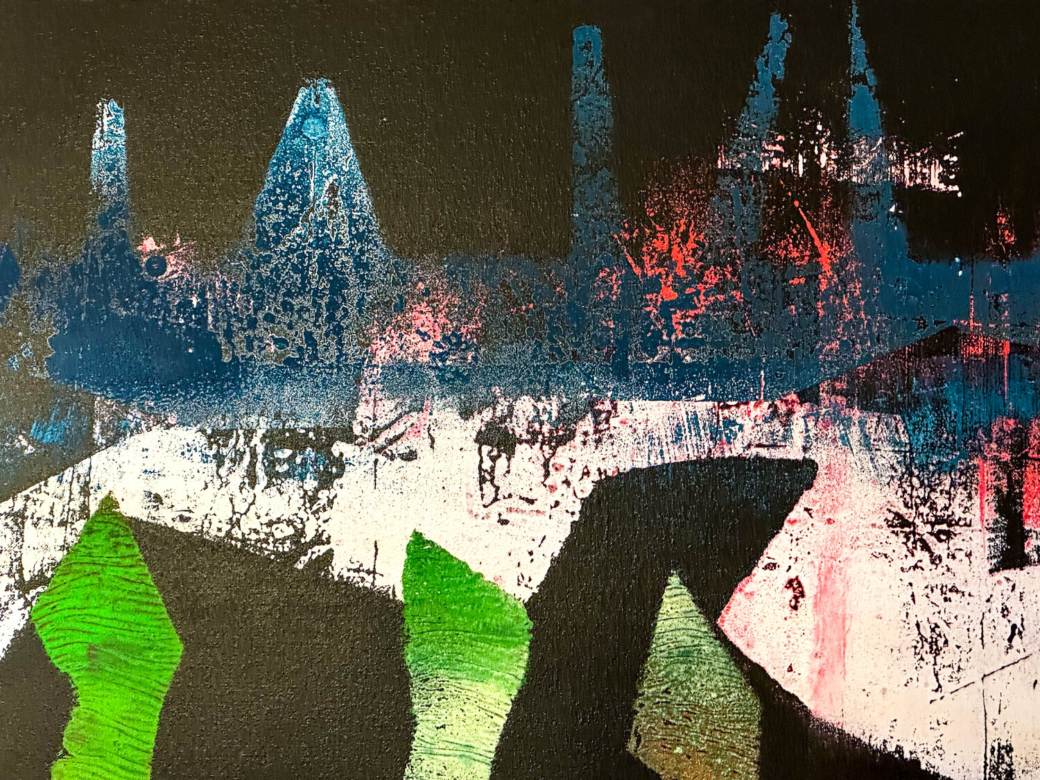 liguria_paesaggi nostri von Carlo Alberto Cozzani (2023): Malerei Acryl ...