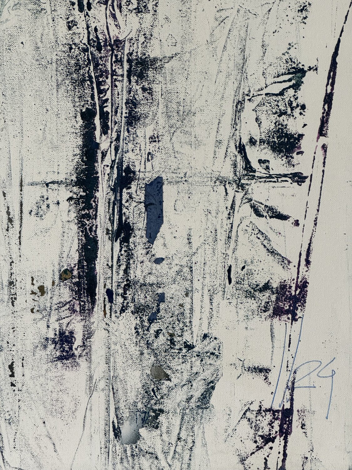 raggiungimi von Carlo Alberto Cozzani (2024): Malerei Acryl, Lack auf ...