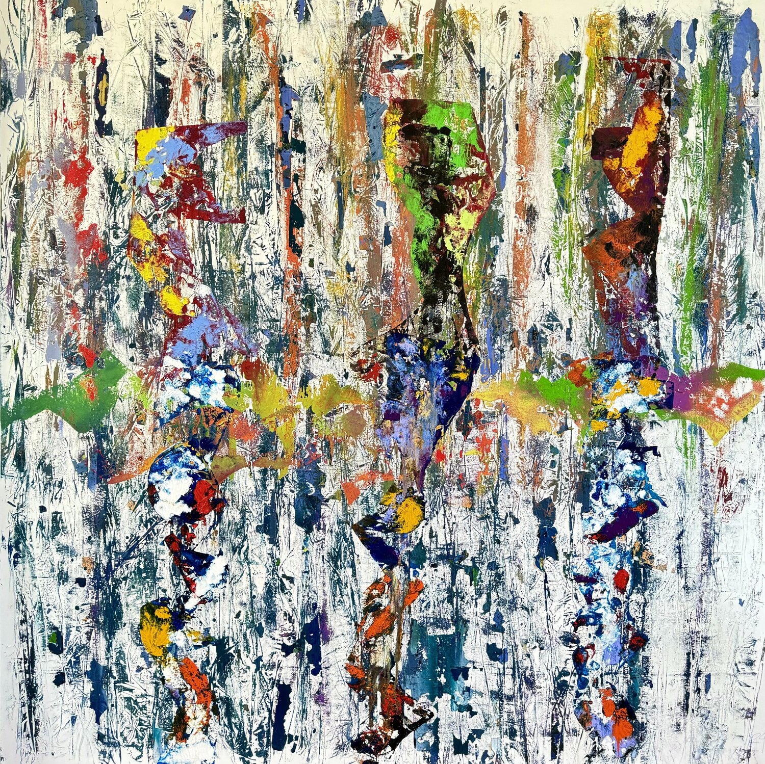 raggiungimi von Carlo Alberto Cozzani (2024): Malerei Acryl, Lack auf ...