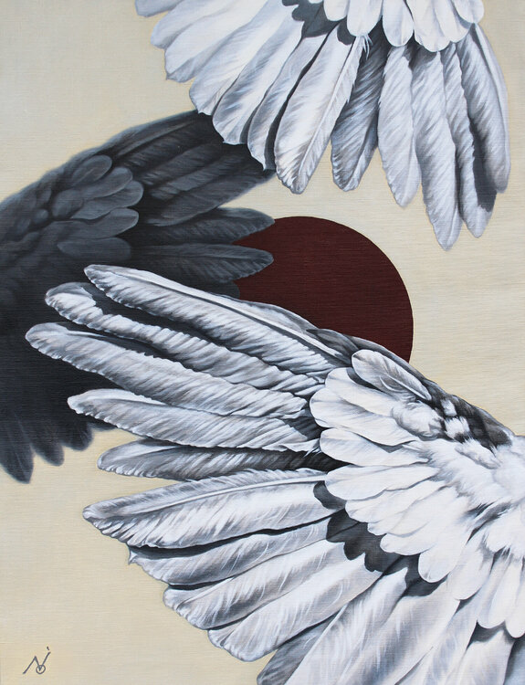Bird Wings Painting