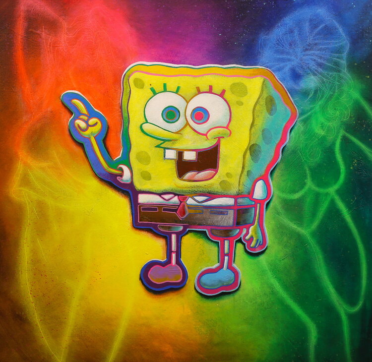Detailed Spongebob Paintings