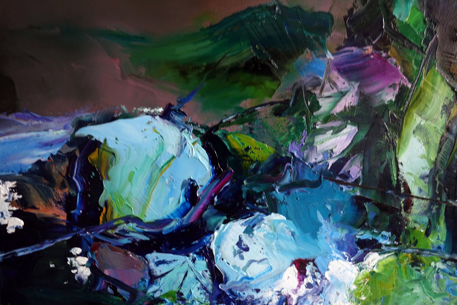 Secret d'alcôve de Thierry Landon (2025) : Peinture Huile sur Toile ...