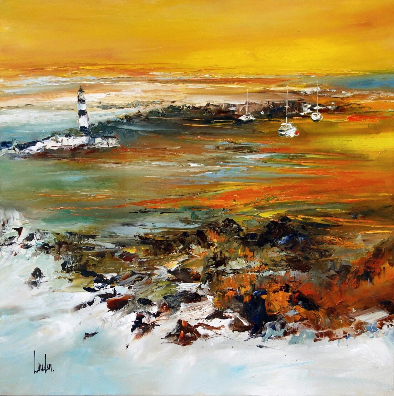 "Pied à terre" by Thierry Landon (2022) : Painting Oil on Canvas ...