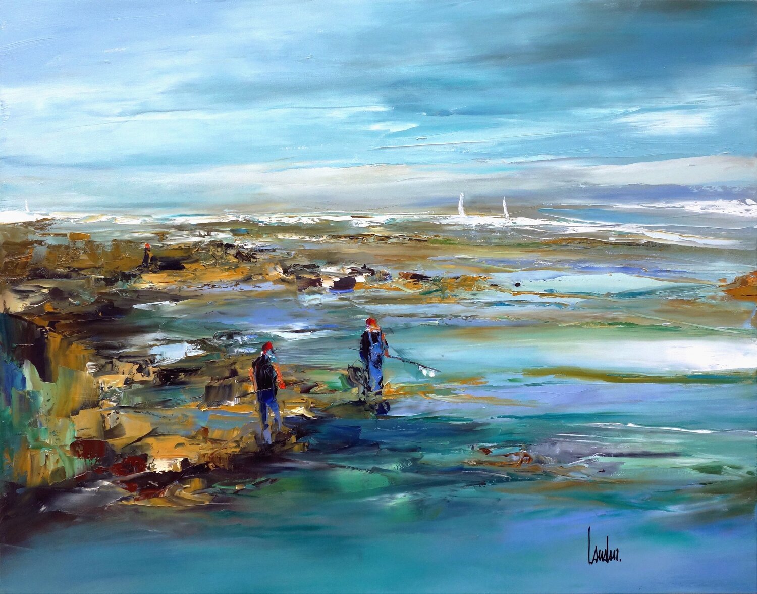 "Avant l'orage" by Thierry Landon (2024) : Painting Oil on Canvas ...