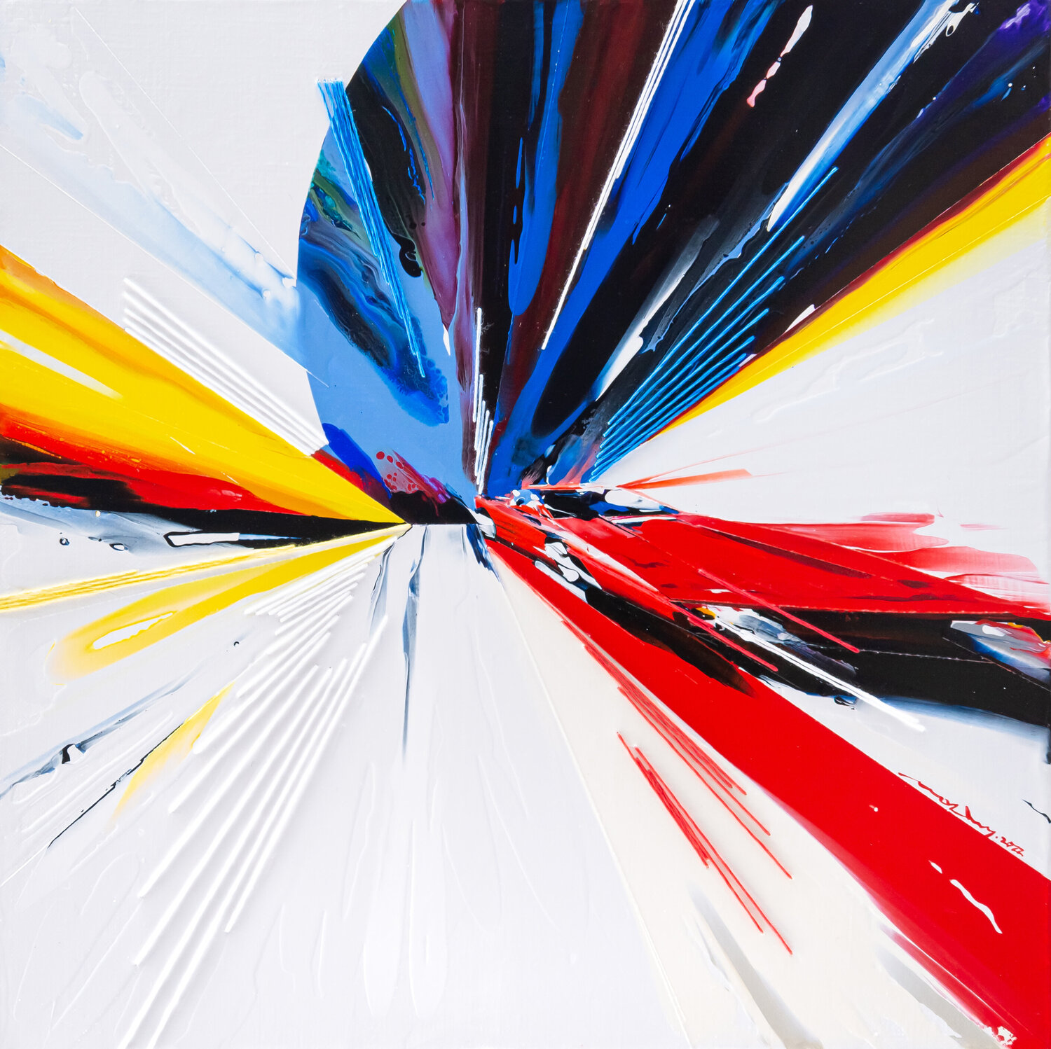 Timeleap IX by Min seok Kang (2022) : Painting Acrylic, Embroidery on Canvas - Singulart