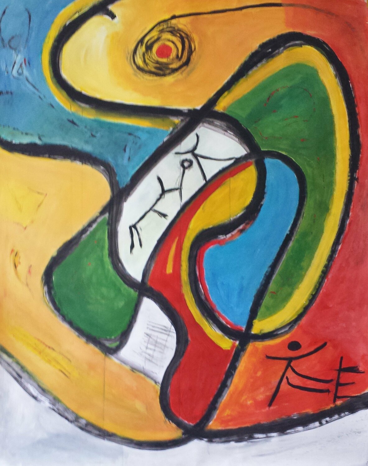 Voyage imaginaire by Lina Martin Calvo (2014) : Painting Acrylic on ...