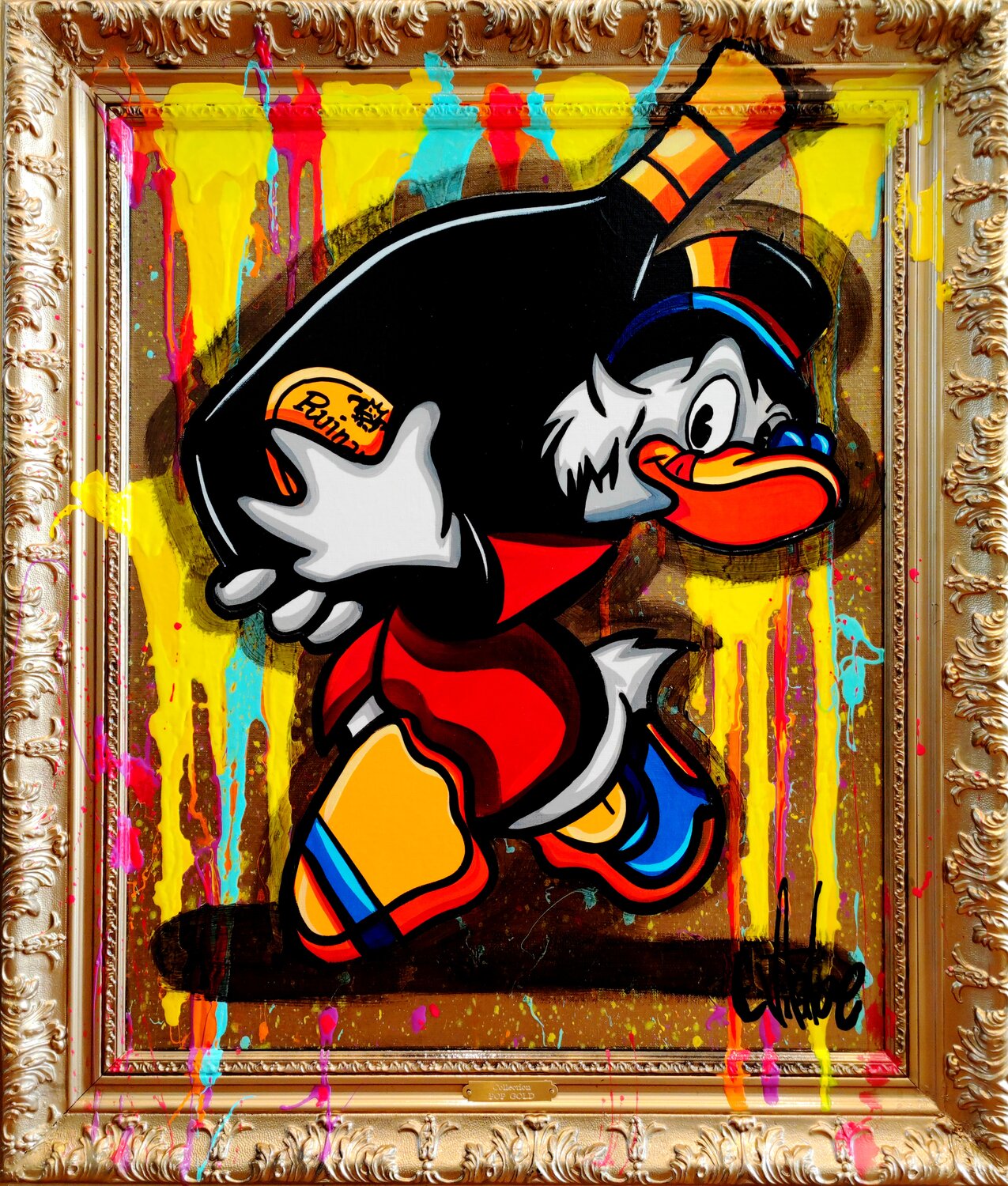 La grande soif by Eddy Vitalone (2022) : Painting Acrylic, Felt on Linen - Singulart