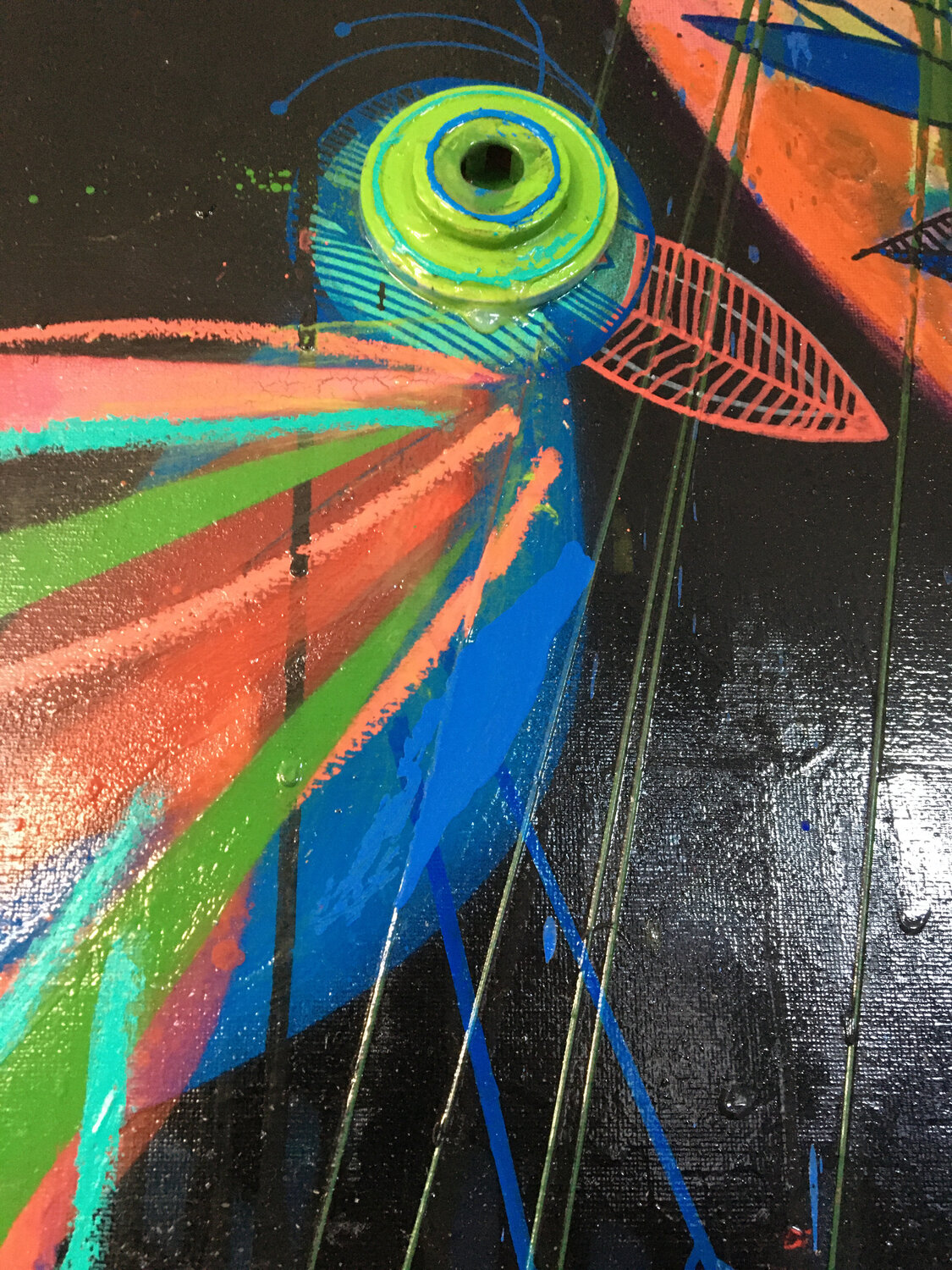 Makassar 2 by Seb (2022) : Painting Acrylic, Oil Pastel on Canvas ...