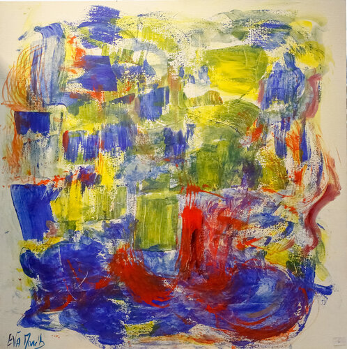 CACTUS von Eva Marc'h (2025): Malerei Acryl, Pigmente auf Leinen ...