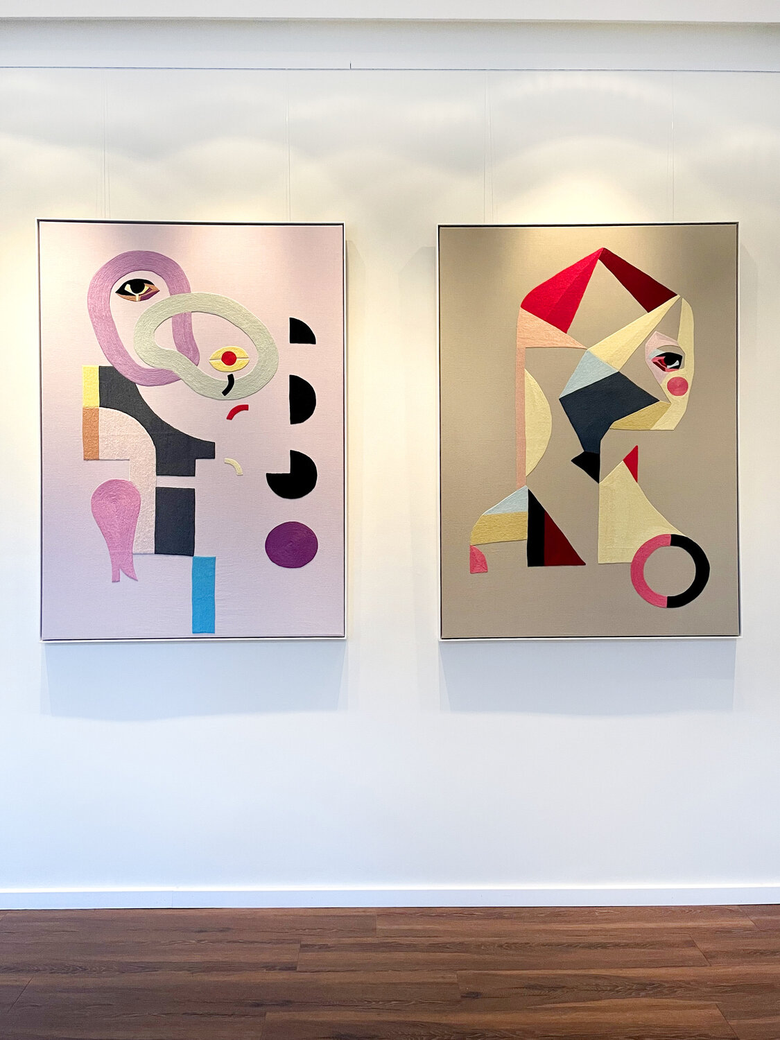 La Fata by Tanja Hirschfeld (2023) : Textile Embroidery on Fabric ...