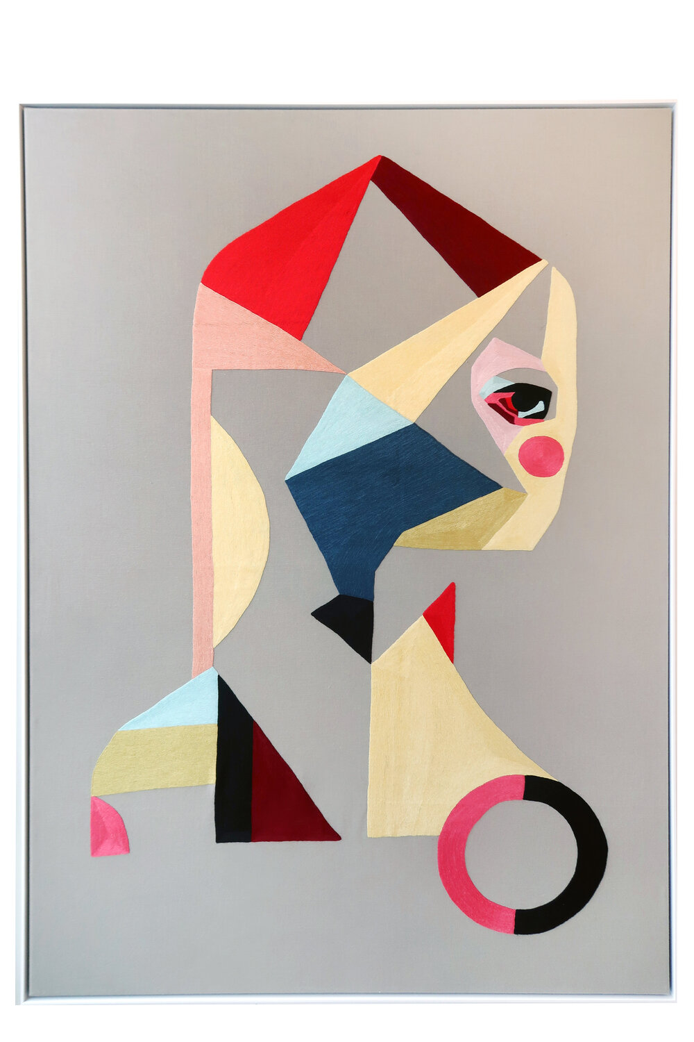 La Fata by Tanja Hirschfeld (2023) : Textile Embroidery on Fabric ...