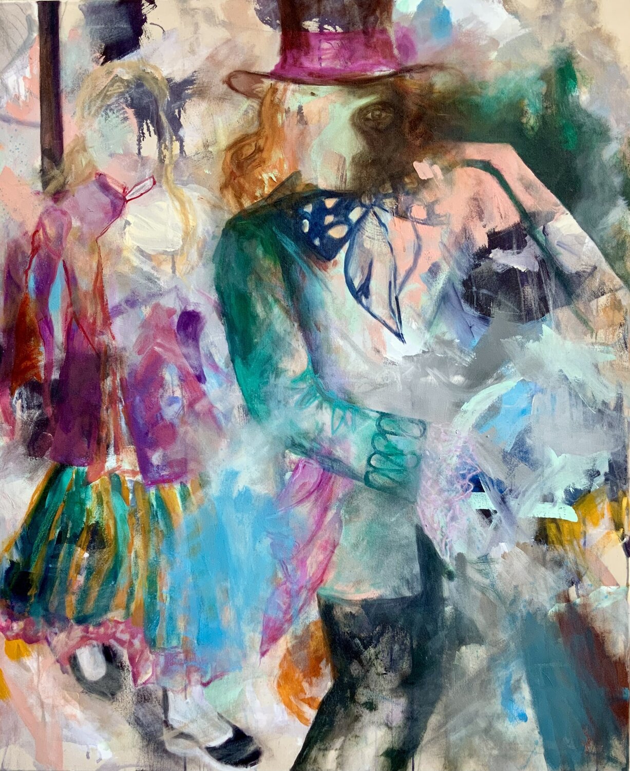 Der Hutmacher by Susana Infurna Buscarino (2022) : Painting Acrylic on ...