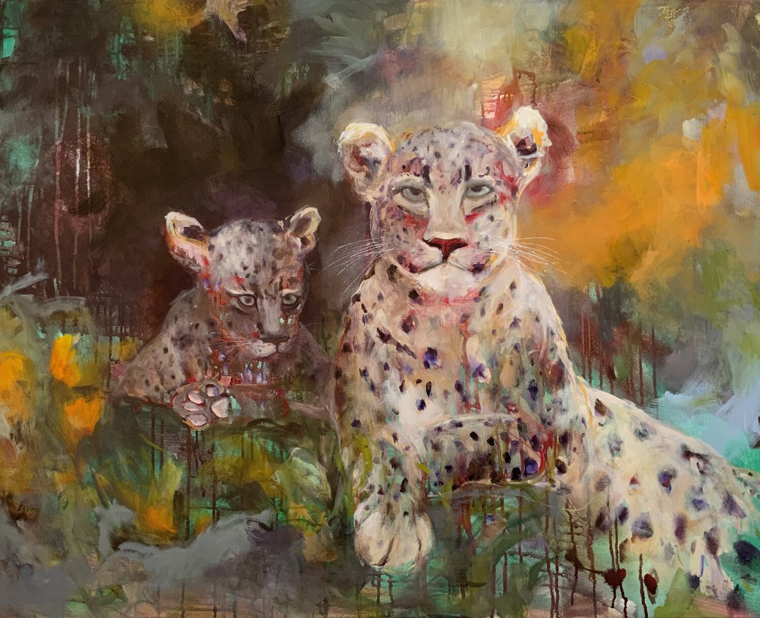 Vertraute Augenblicke by Susana Infurna Buscarino (2023) : Painting ...