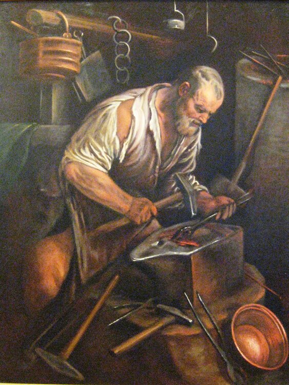 Blacksmith Painting