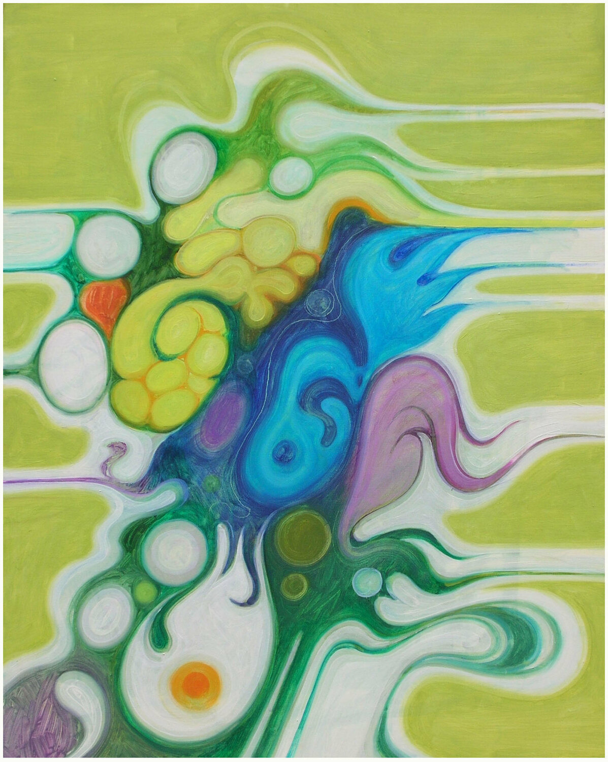 Fronde II by Manuel Uhía (2020) : Painting Oil on Canvas - Singulart