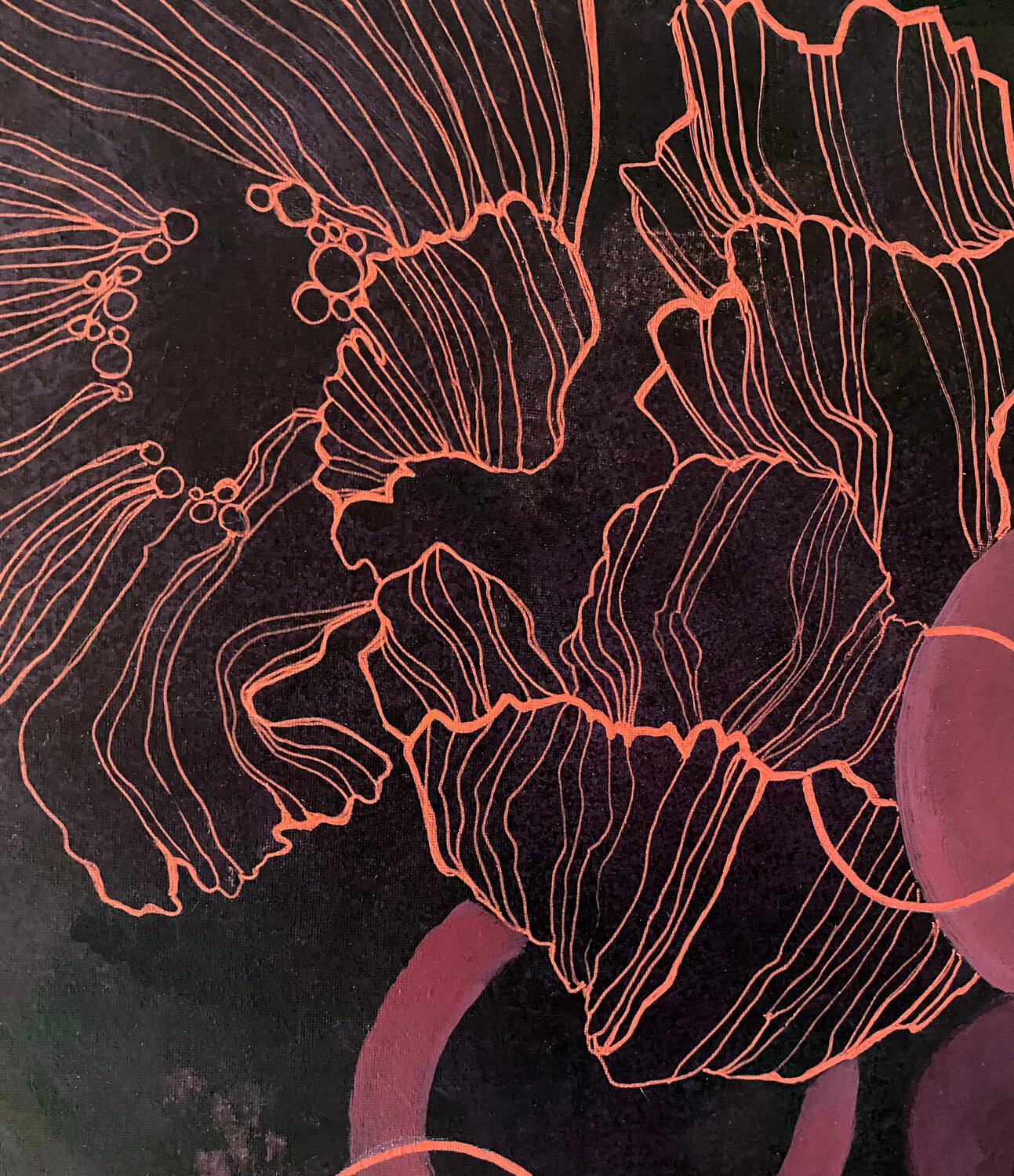 Papaver Somniferum by Ada Chini (2022) : Painting Acrylic on Canvas ...