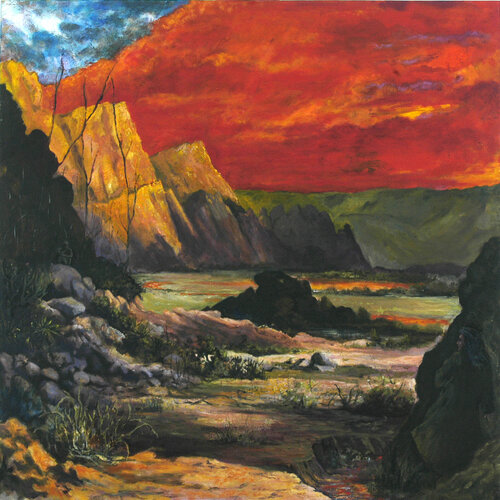 Crossing the Desert, I Meet a Strange Hermit by Nathaniel Clark (N.D ...