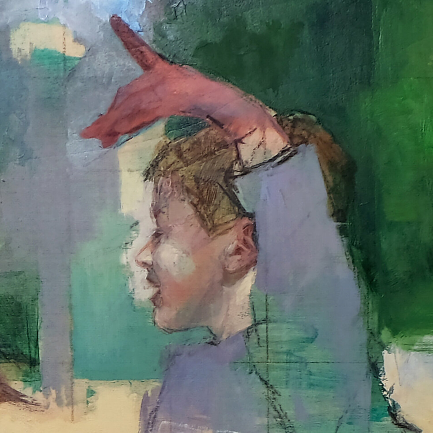 Los protagonistas by Pilar López Báez (2022) : Painting Oil, Charcoal ...