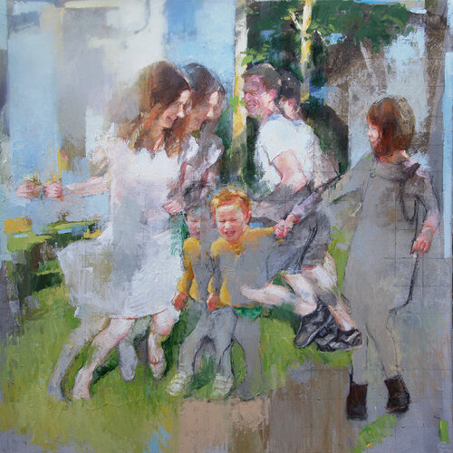 Pensamientos fugaces de Pilar López Báez (2020): Pintura Óleo en Madera ...