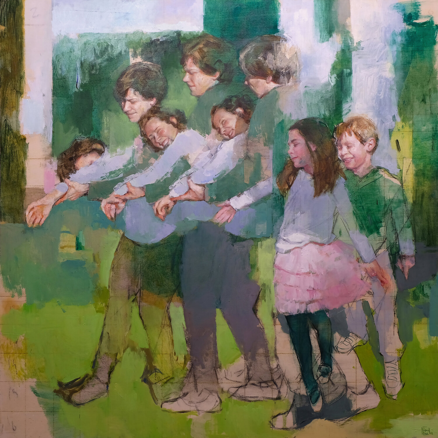 Los invencibles by Pilar López Báez (2022) : Painting Oil on Wood ...