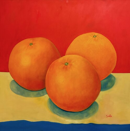 The Blue Wave by Carmelo Sortino (2022) : Painting Oil on Canvas ...