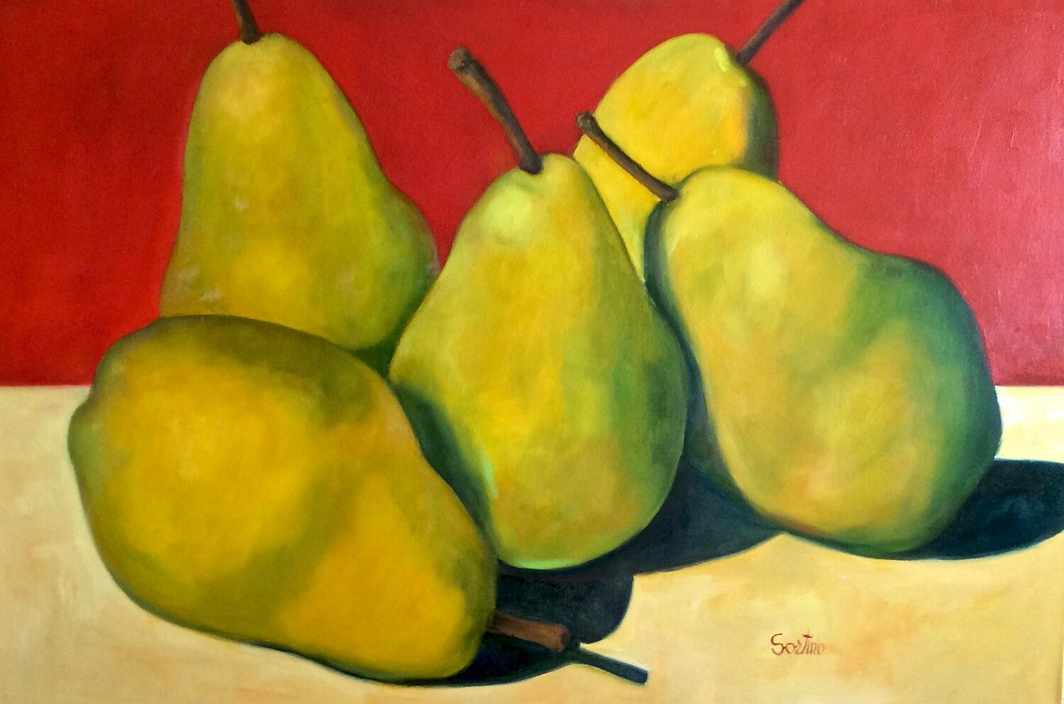 Family of Five by Carmelo Sortino (2019) : Painting Oil on Canvas ...