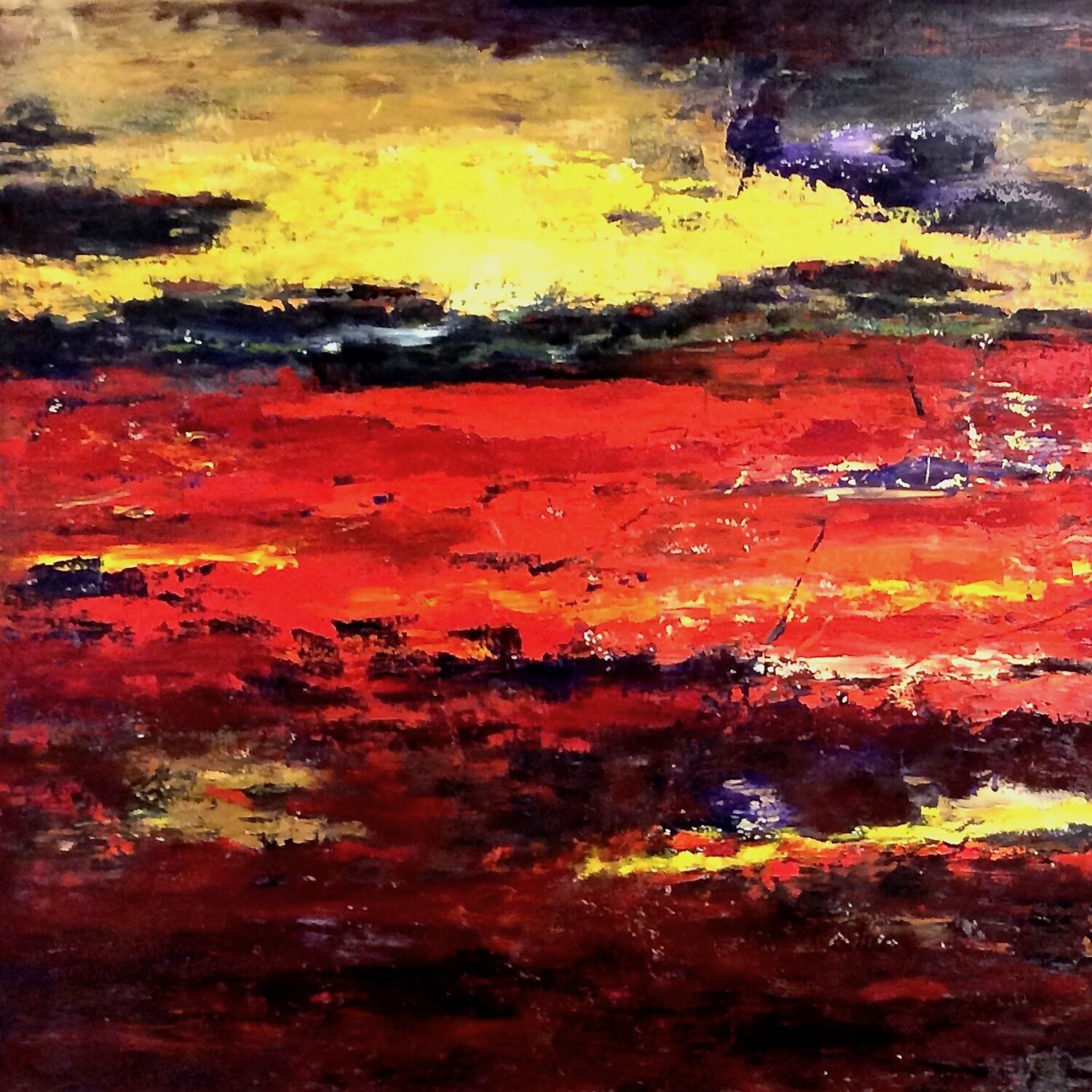 Eruption by Carmelo Sortino (2022) : Painting Oil on Canvas - Singulart