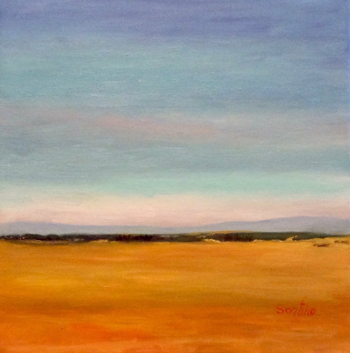 Canadian Prairie by Carmelo Sortino (2022) : Painting Oil on Canvas ...
