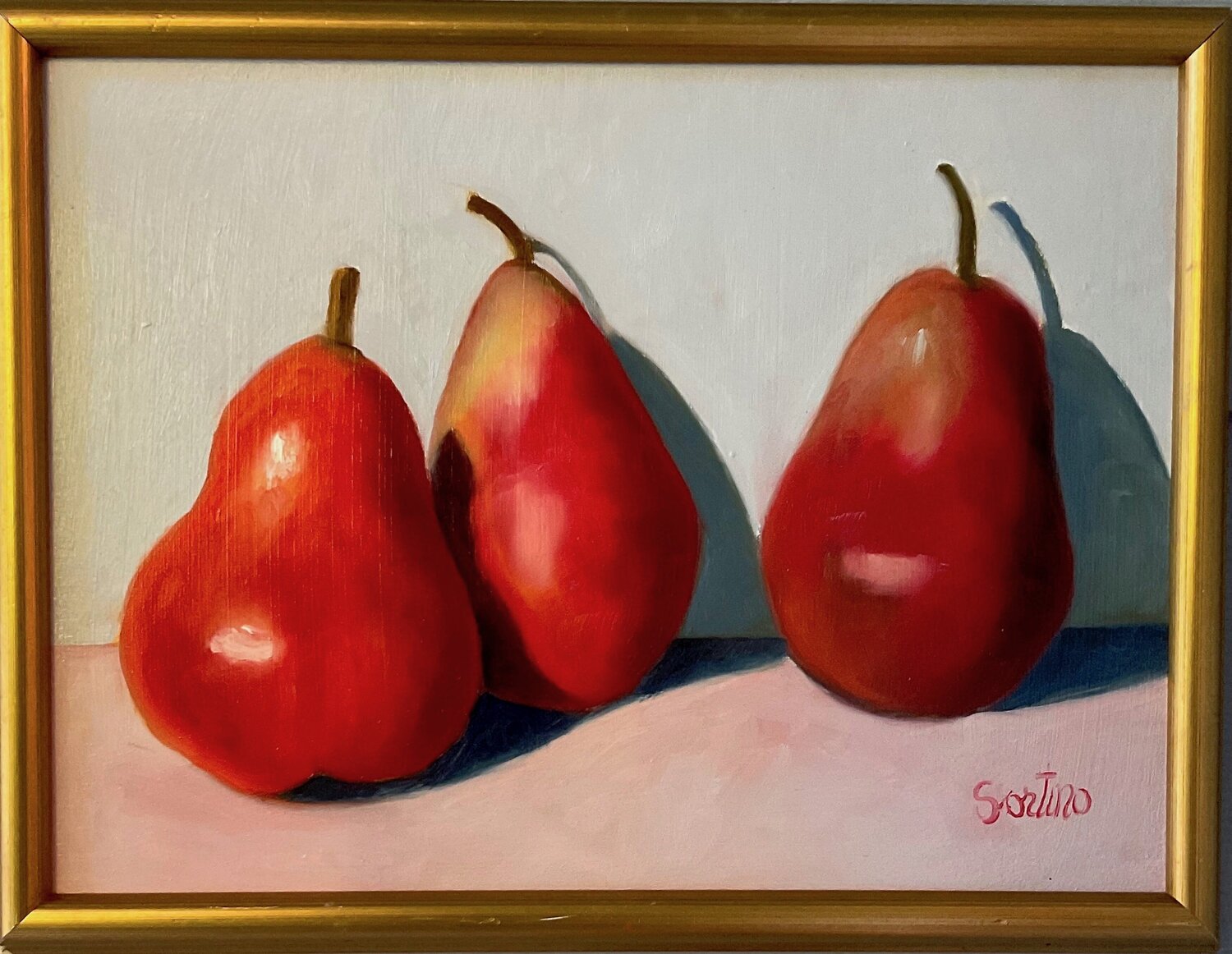 Three Red Beauties by Carmelo Sortino (2022) : Painting Oil on Canvas ...