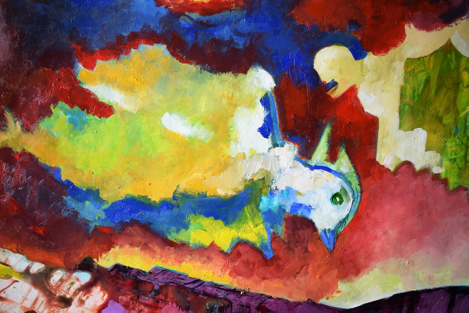 Menschliche Abgründe by Leszek Nowak (2022) : Painting Oil on Canvas ...