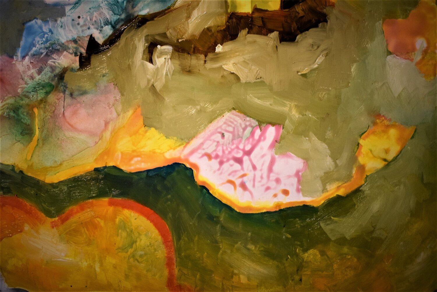 Am Ende der Gedanken de Leszek Nowak (2023) : Peinture Huile sur Toile ...