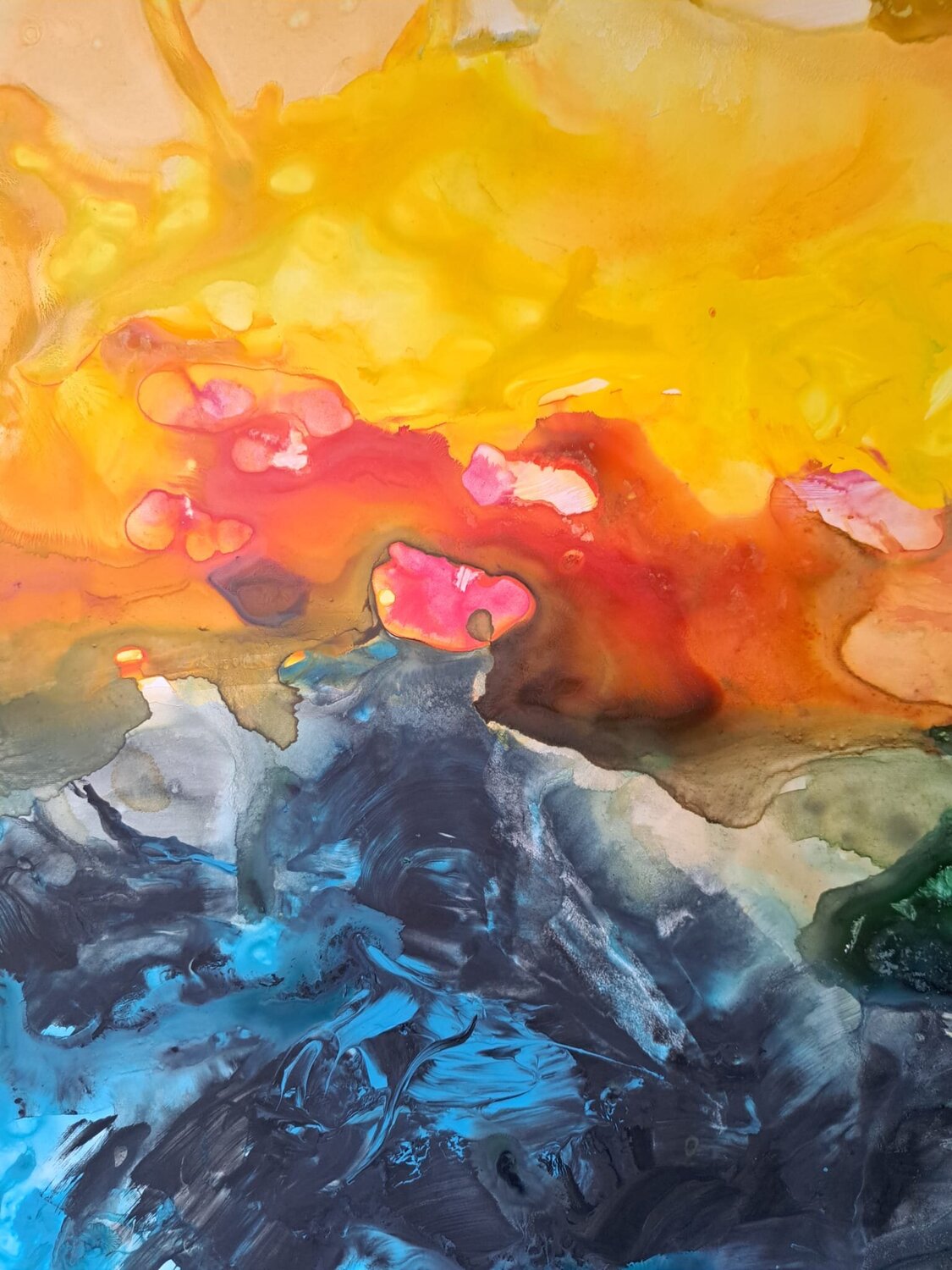 Highlights von Leszek Nowak (2024): Malerei Acryl, Tempera auf Leinwand ...